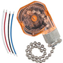 KTE 3089 Circuit M 3 Speed 4 Wire Fan Pull Chain Switch