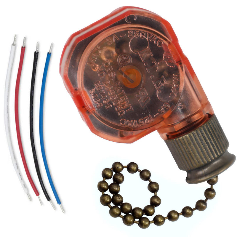 Ceiling Fan Parts – Replacement Switches, Capacitors & Light Kits