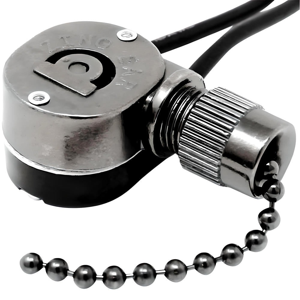 Zing Ear ZE-109M E89885 2 Wire Pull chain Light Switch