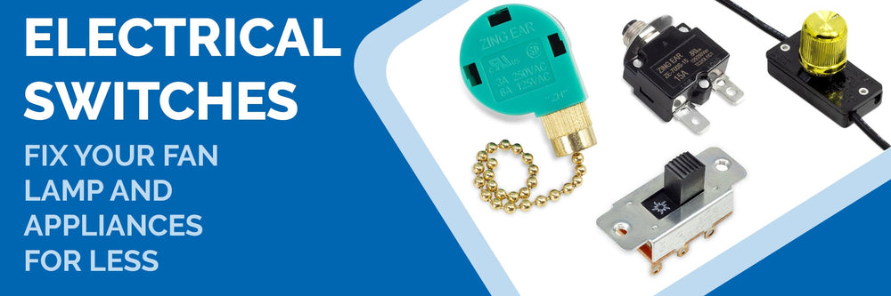Electrical Switches For Fans, Lamps and Appliances